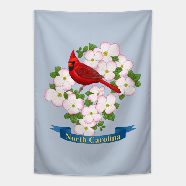north carolina flower and bird