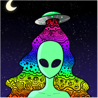 trippy alien