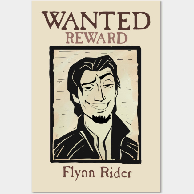 tangled wanted poster