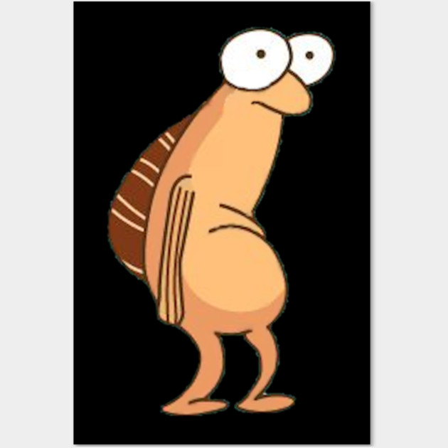 spongebob fish looking back