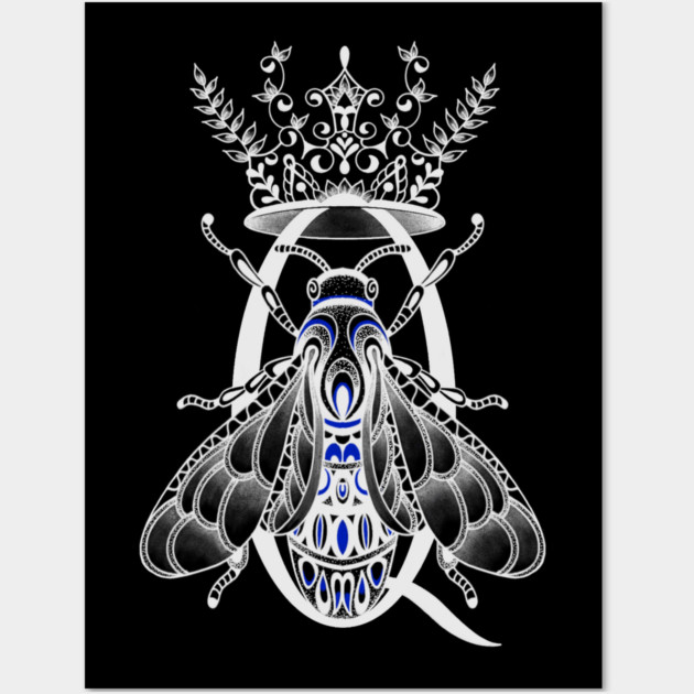 queen bee print