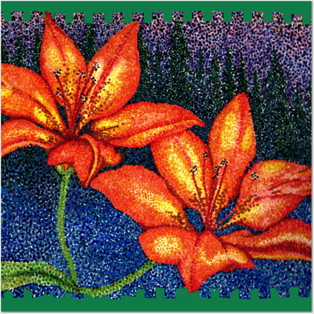 pointillism pictures to print