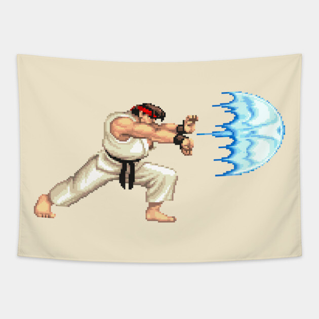 ryu doing hadouken