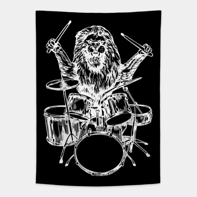 chewbacca playing drums