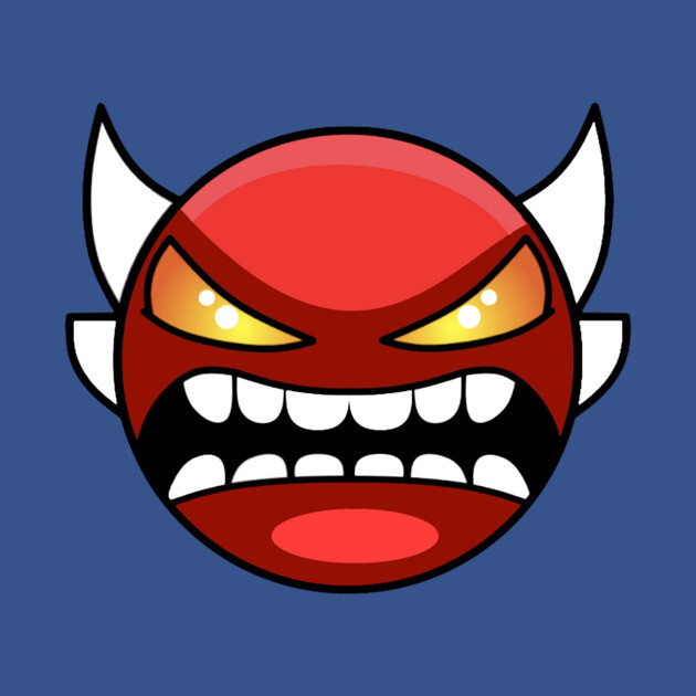 demon face geometry dash
