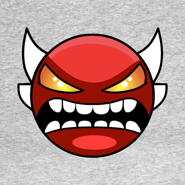demon logo geometry dash