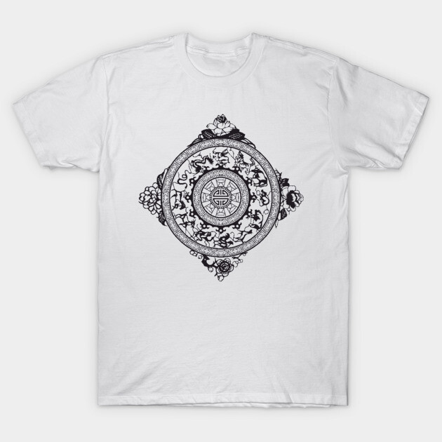 Japanese ethnic pattern - Ethnic Pattern - T-Shirt | TeePublic