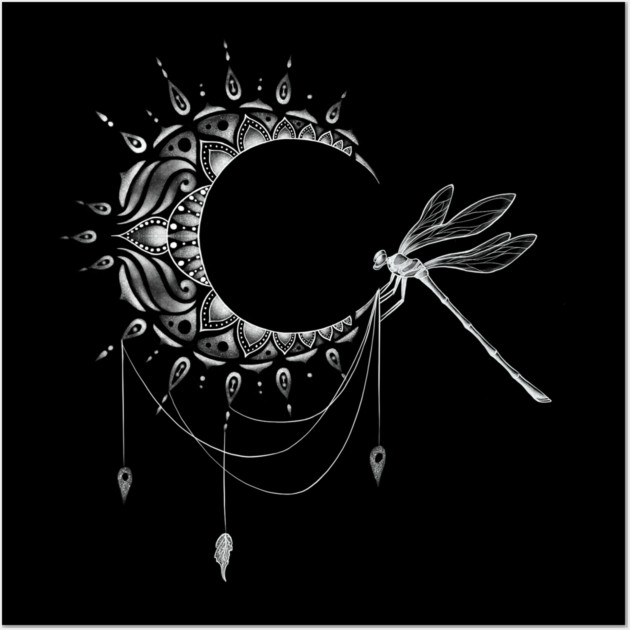 dragon fly moon