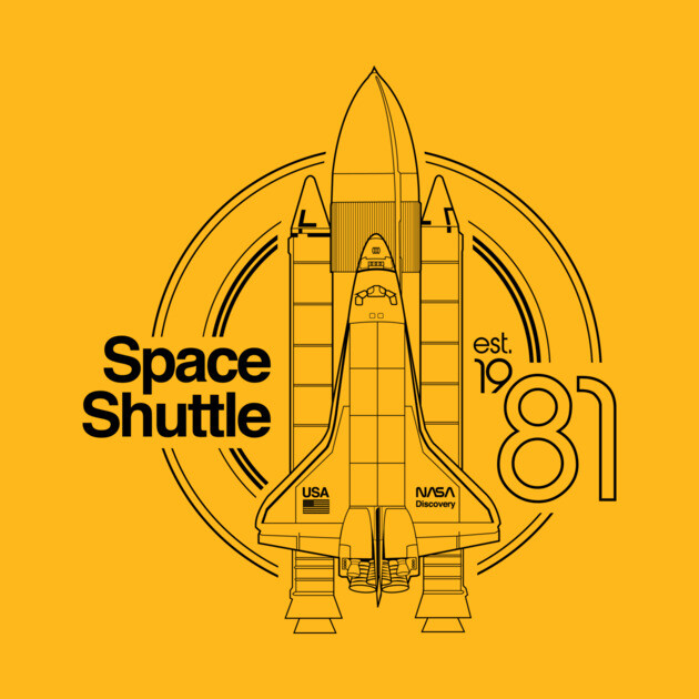 space shuttle outline