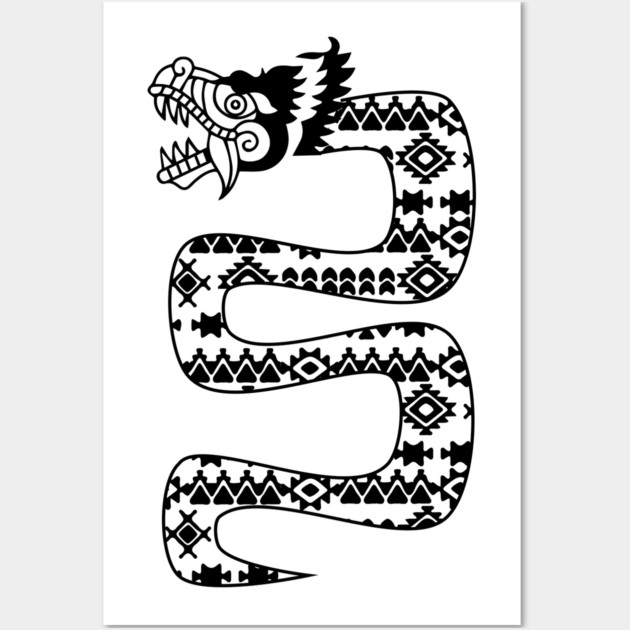 aztec snake art