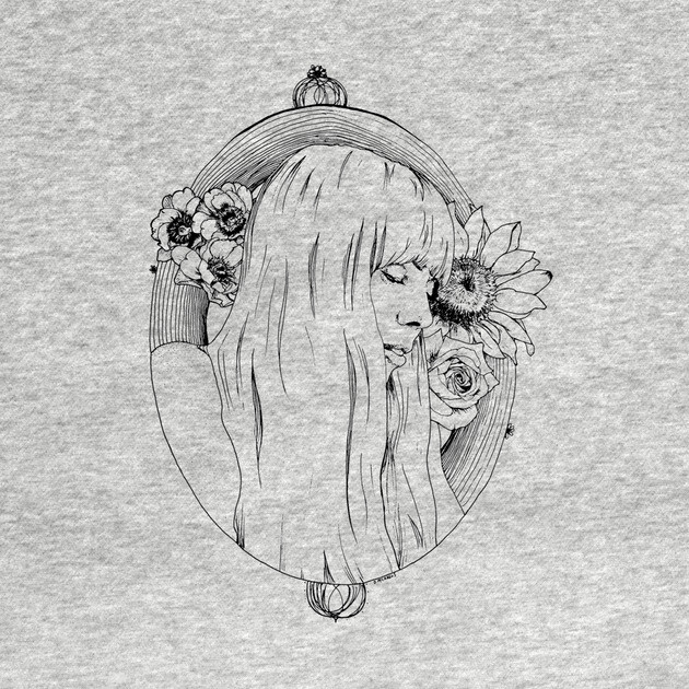 joni mitchell line drawing