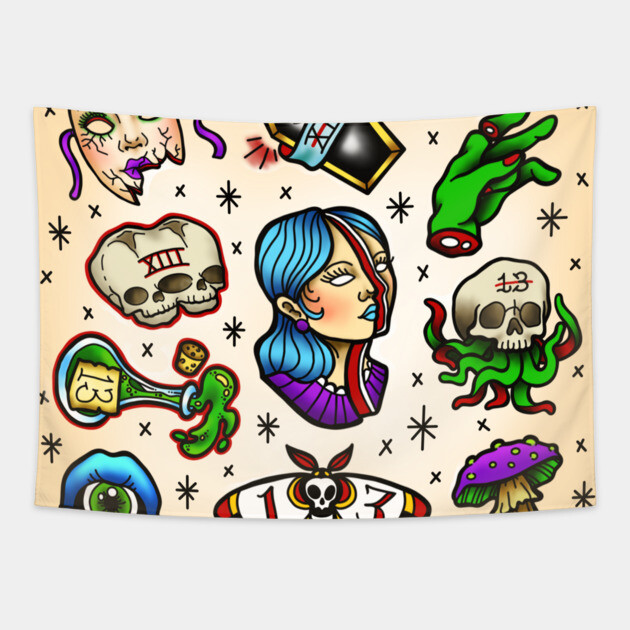 friday 13th flash art