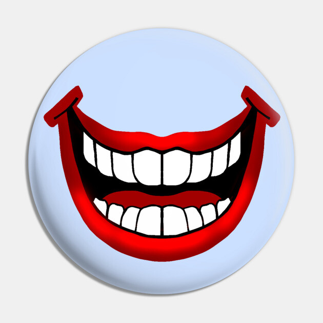 funny white teeth