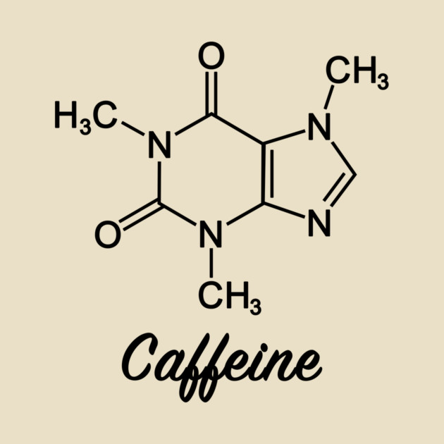 caffeine molecule mug