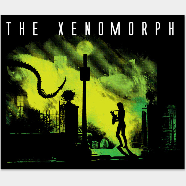 xenomorph wall poster
