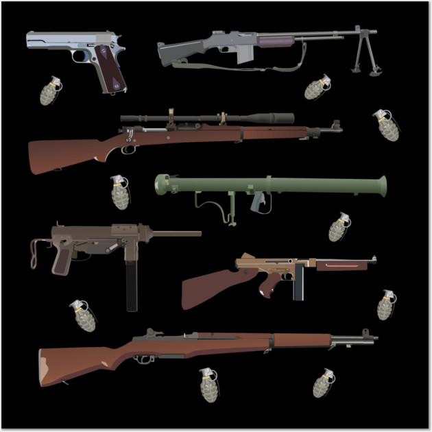 american ww2 automatic weapons
