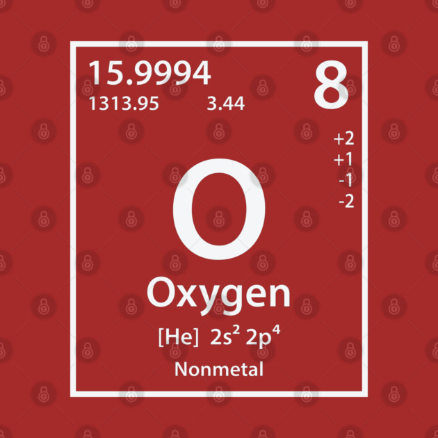 oxygen element number