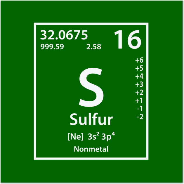 sulfur element type