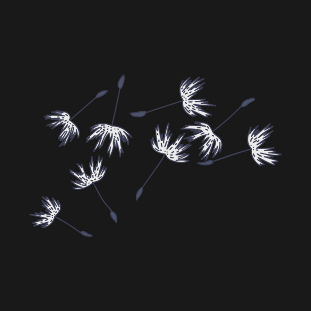 make a wish floating dandelion