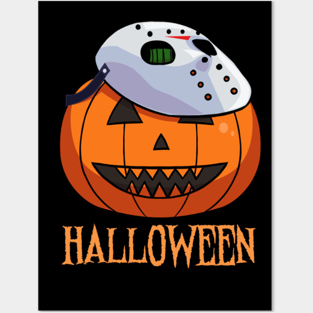 jason hockey mask pumpkin