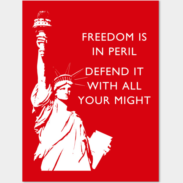 liberty and freedom poster