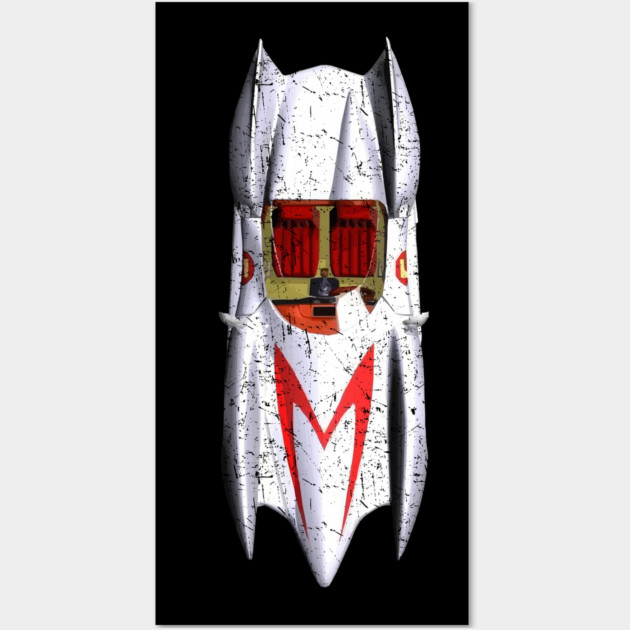 Speed Racer - Mach 5 Car Top - Vintage Retro Distressed - Speed Racer ...