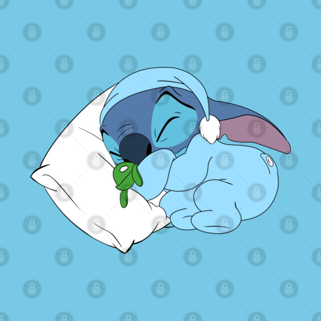 cute sleeping stich