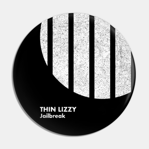 thin lizzy logo white