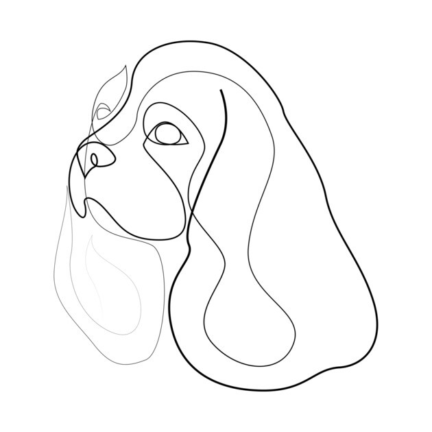 king charles spaniel coloring pages