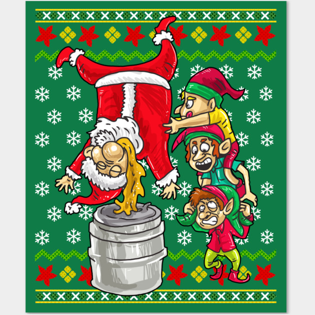 elves drinking beer