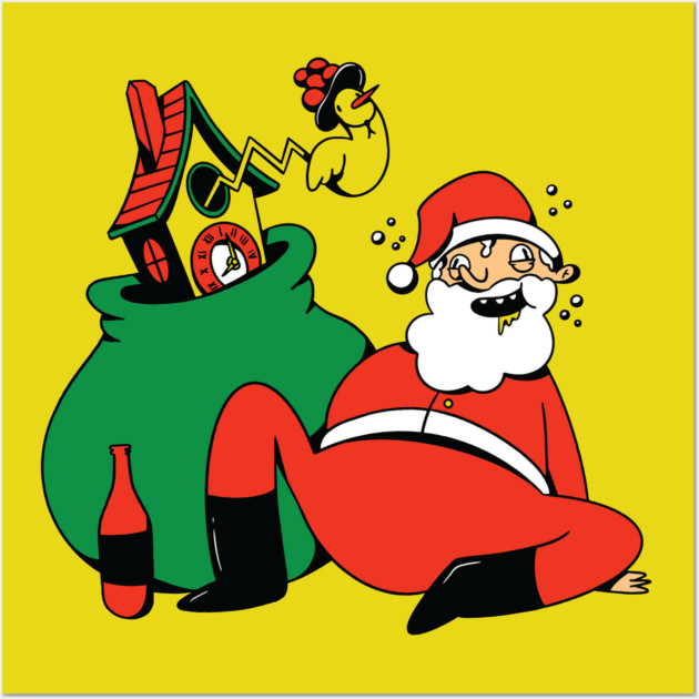 drunk santa animation