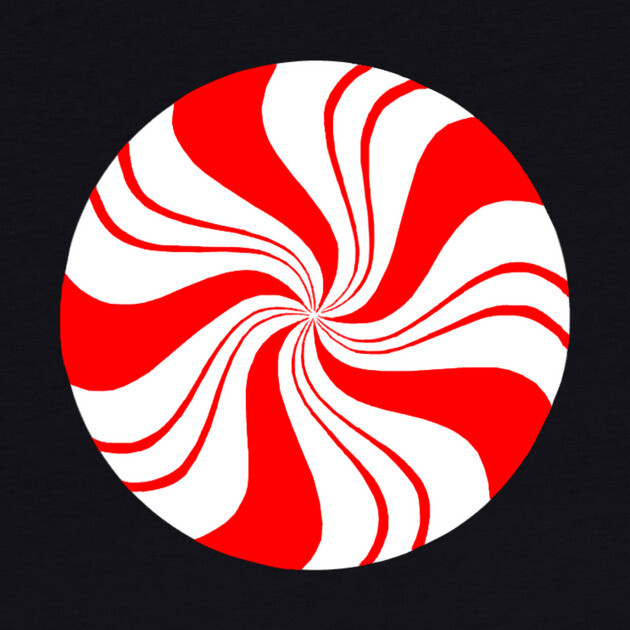 peppermint candy round