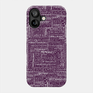 one direction phone case subtle