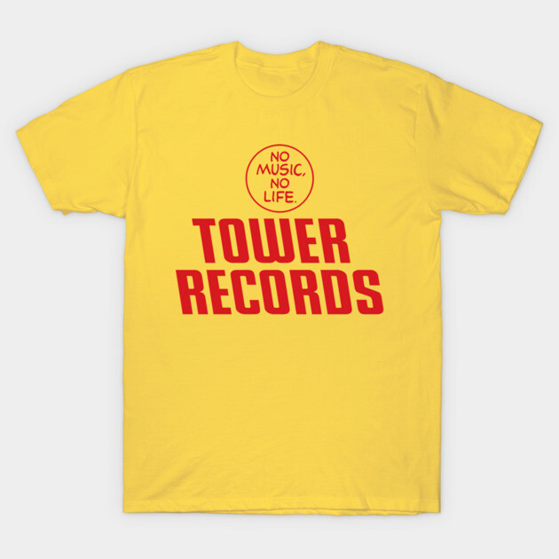 Tower Records - Retro - T-Shirt | TeePublic