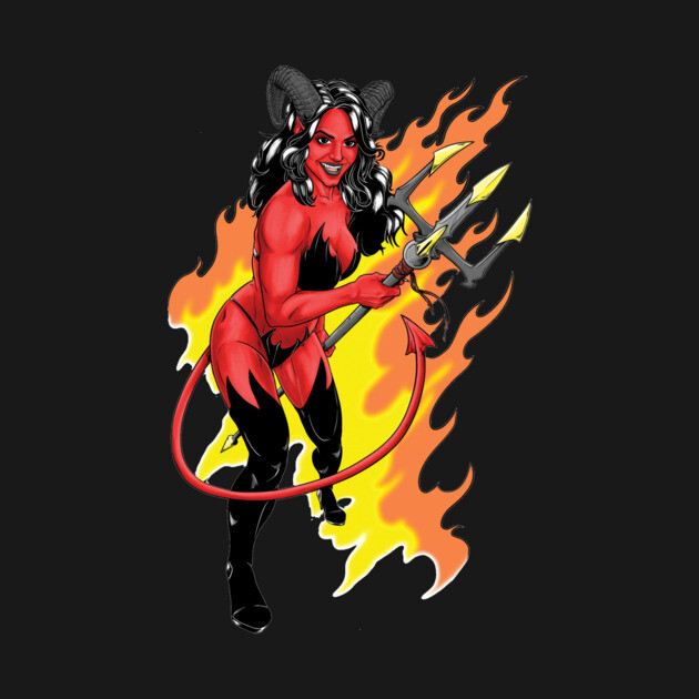 female devil artwork