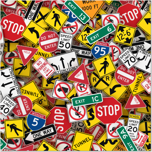 driving instructor sign