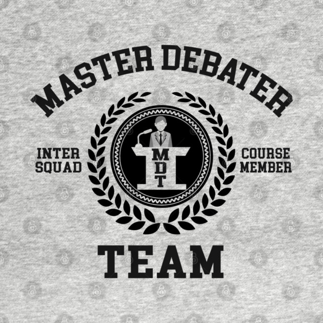 Master Debater Team - Master Debater - T-Shirt | TeePublic