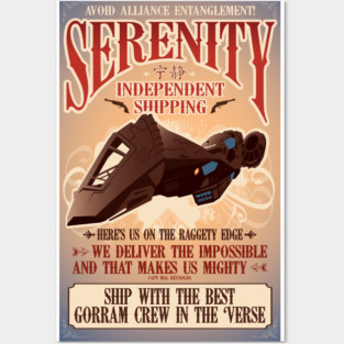 firefly ship poster