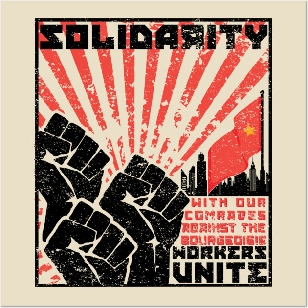 solidarity poster drawing