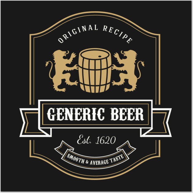 generic beer label