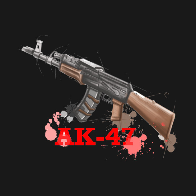 ak 47 drawing