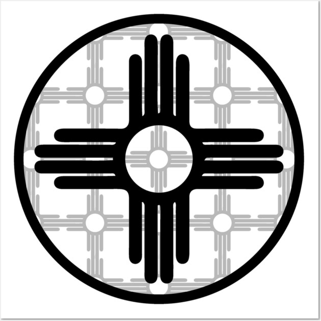 zia symbol black and white