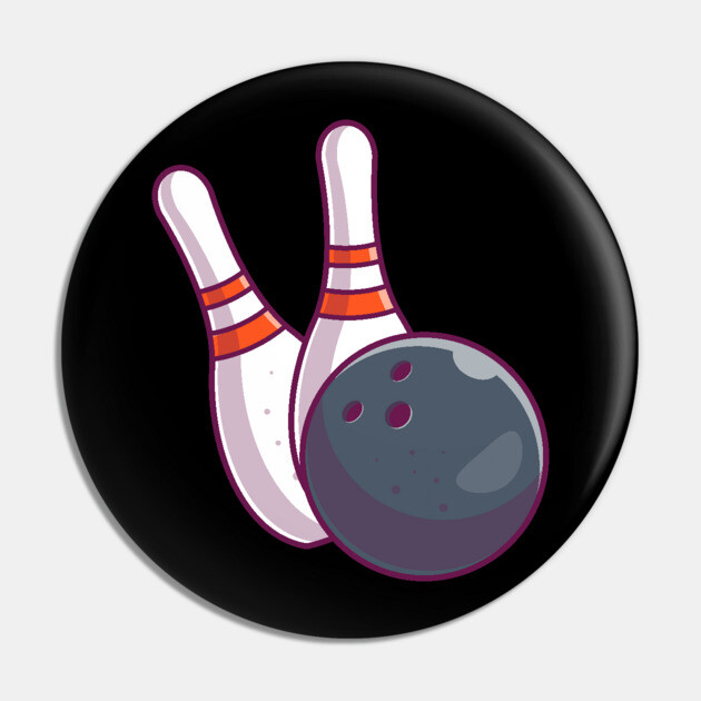 cartoon bowling pin