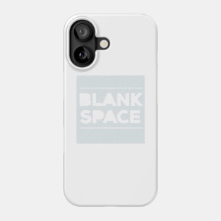 blank space iphone case