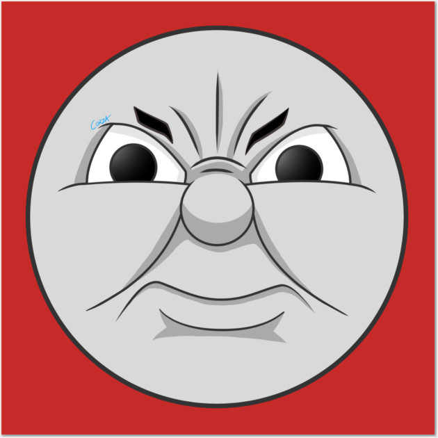 james the red engine faces