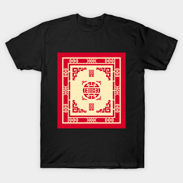 Vietnamese Sedge Mat Pattern Vertical - Pattern - T-Shirt | TeePublic