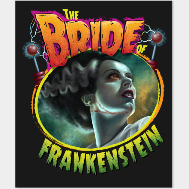 bride of frankenstein wall art