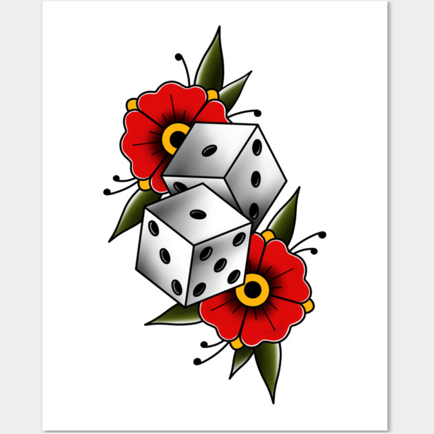 dice tattoo