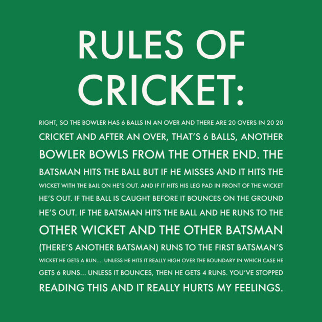 cricket playing rules