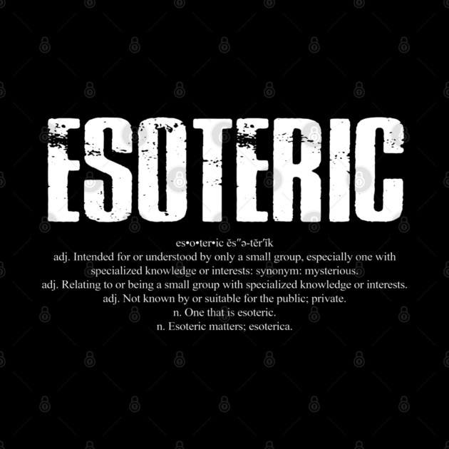 esoteric words